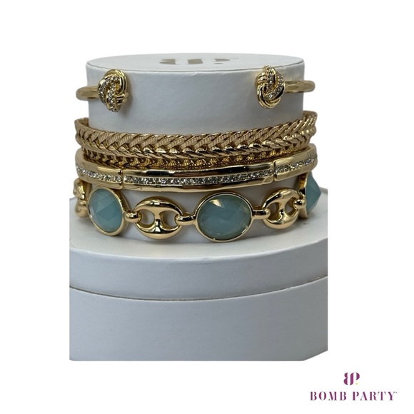 Bomb Party | Jewelry | Bomb Party Spring 225 Stacks Effortless Beauty ...